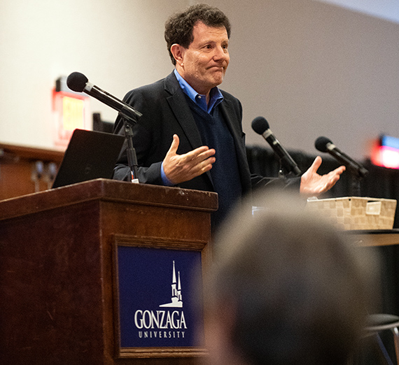 Famed Journalist Kristof Discusses Threats to Free Press | Gonzaga ...